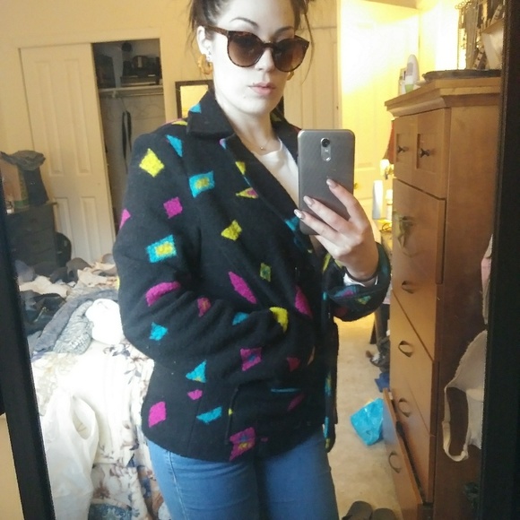 600 West | Jackets & Coats | Crazy 8s Retro Neon 90s Bright Fuzzy ...